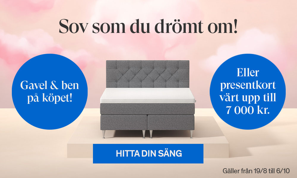 Sängar för alla | Hittar rätt säng för din kropp | SOVA